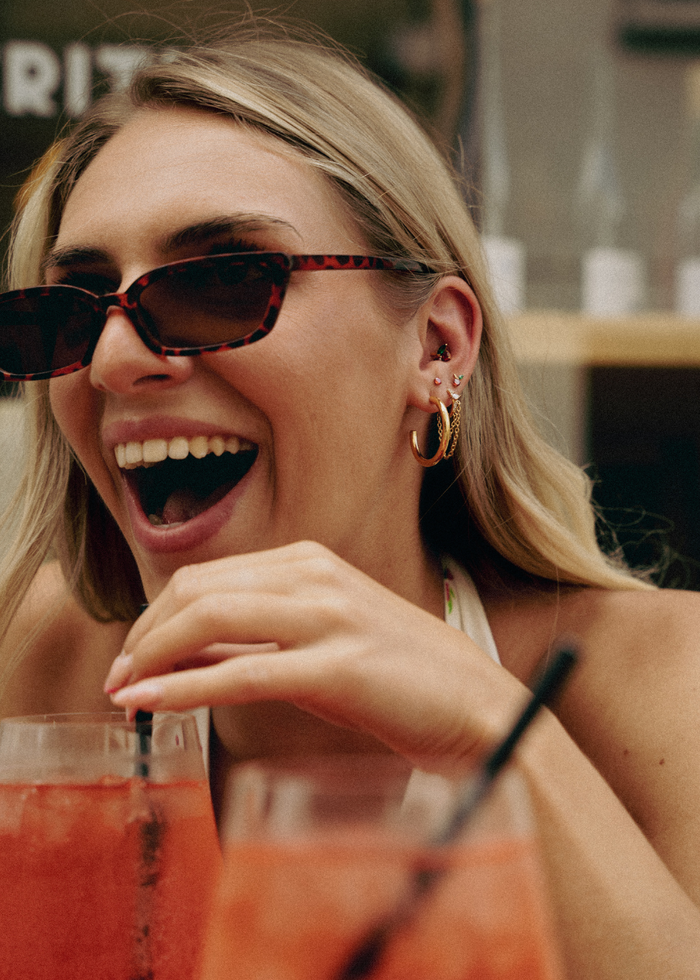 Piercing Titane & Or 14/18K | Obsidian Piercing