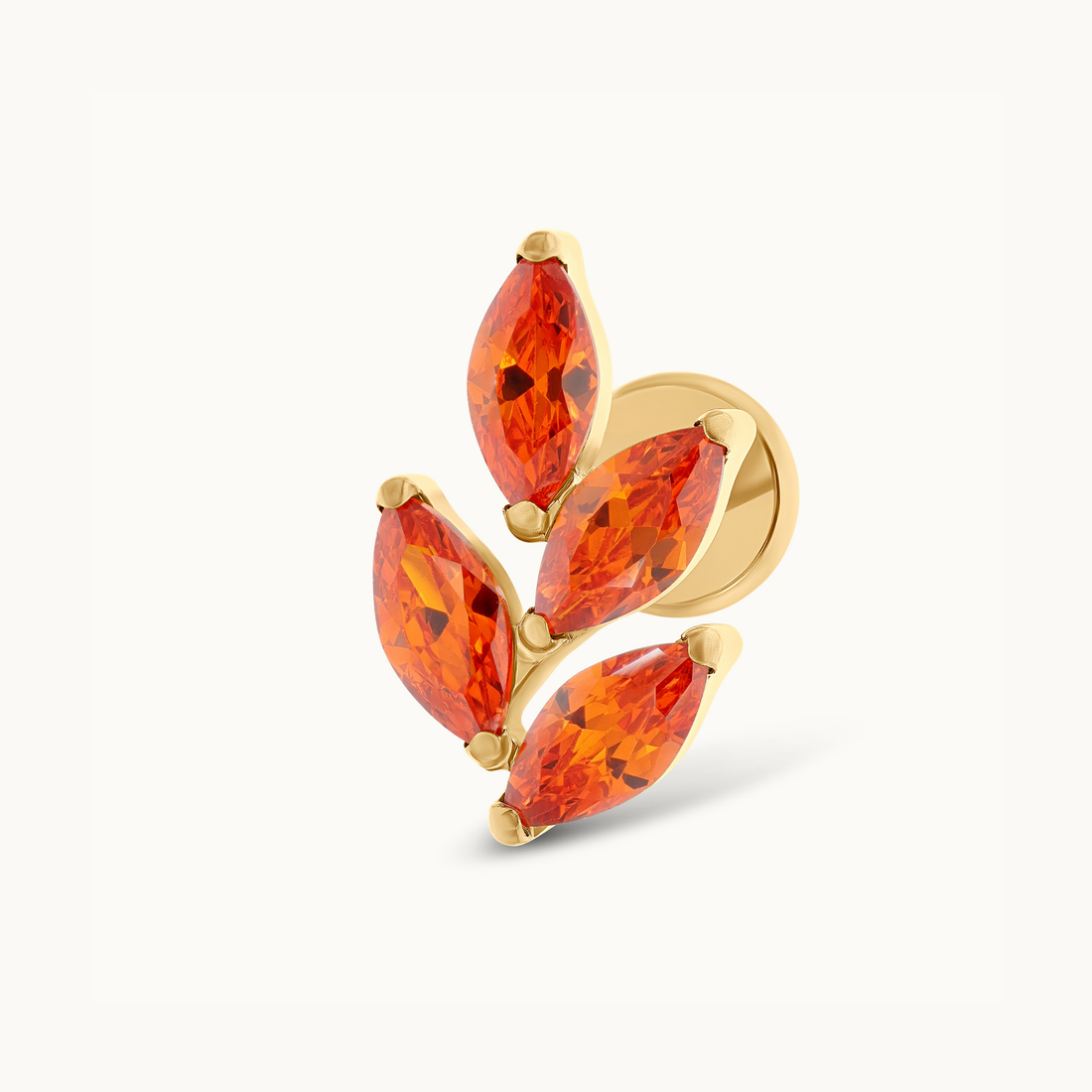 Piercing Titane & Or 14/18K | Obsidian Piercing