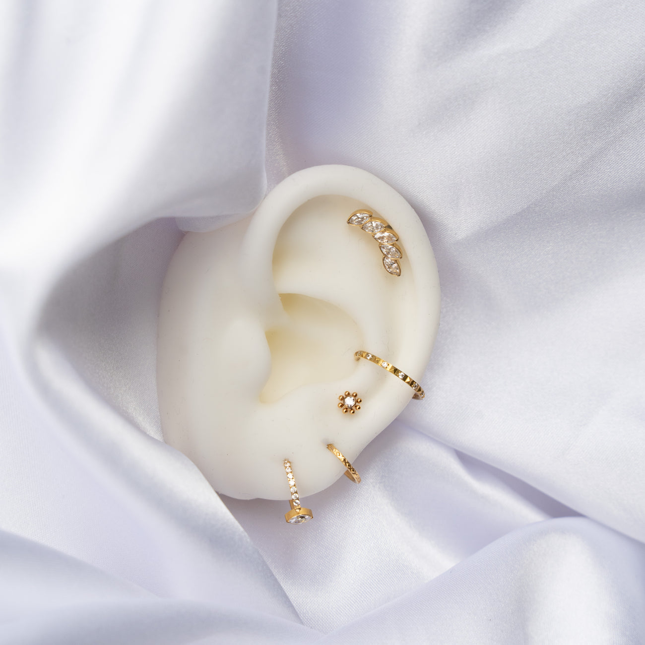 STEROPE - Piercing Oreille - Obsidian Piercing