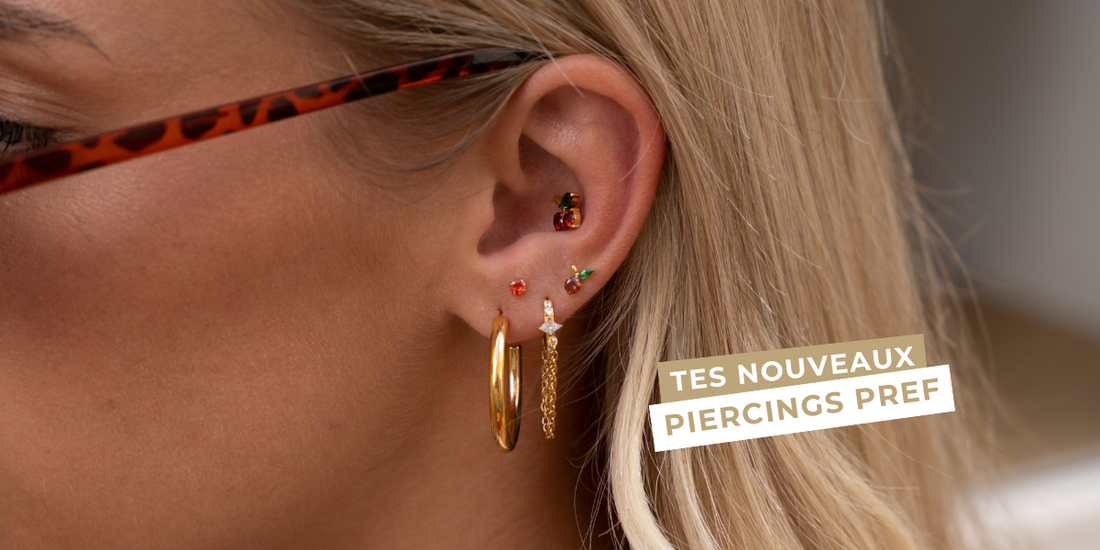 Piercing Hélix - Bijoux en Titane ASTM F-136 et Or 14/18K - Obsidian ...
