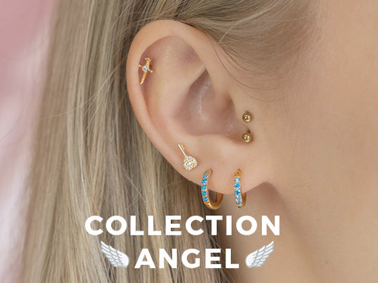 Piercing Titane & Or 14/18K | Obsidian Piercing